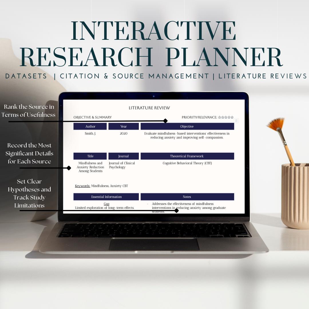 Smart Interactive Research Dashboard Literature Review, Research ...