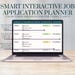 Digital Job Application Planner Career Tracker, Editable Application ...