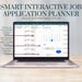 Digital Job Application Planner Career Tracker, Editable Application ...