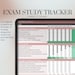 Exam Study Planner | Spaced Repetition Tool, Academic Planning Template ...