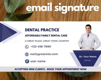 Dentist Email Template - Etsy