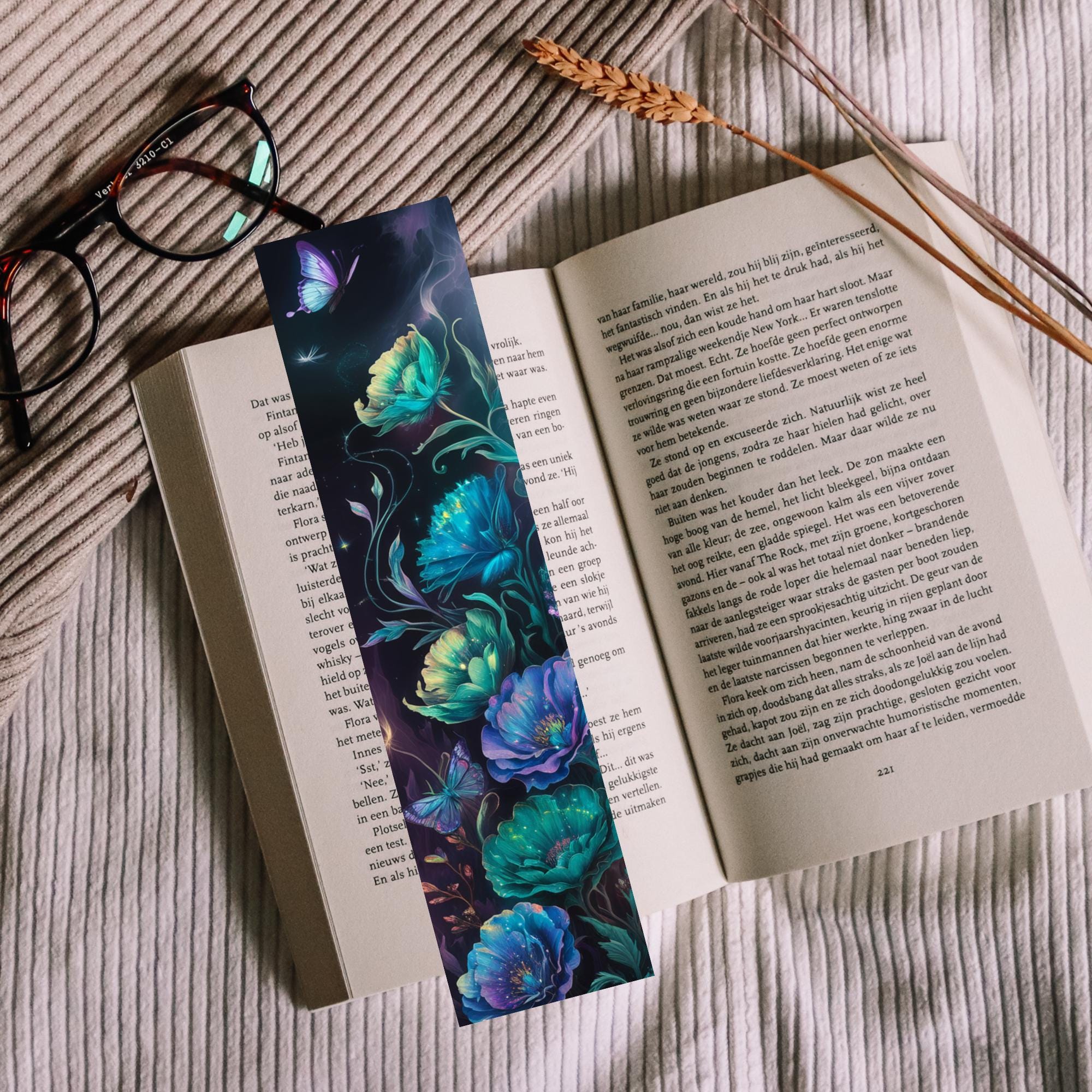 Peacock Bookmarks: Floral Printable Bookmarks (PDF Digital Download) - Etsy