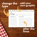 Flower Recipe Card, Editable Recipe Sheet Template, Recipe Template ...