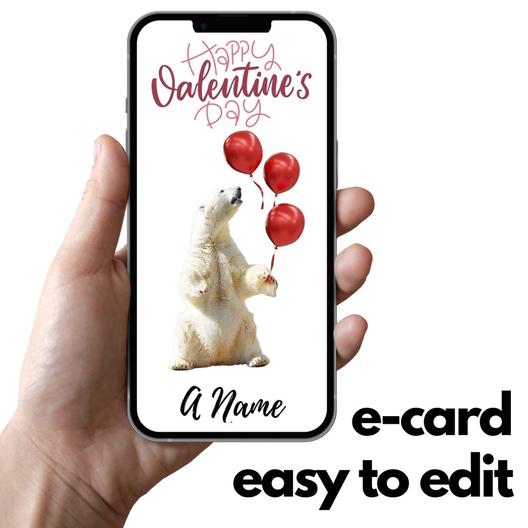 Digital Valentines Card Funny Valentines Card Editable Ecard Electronic ...