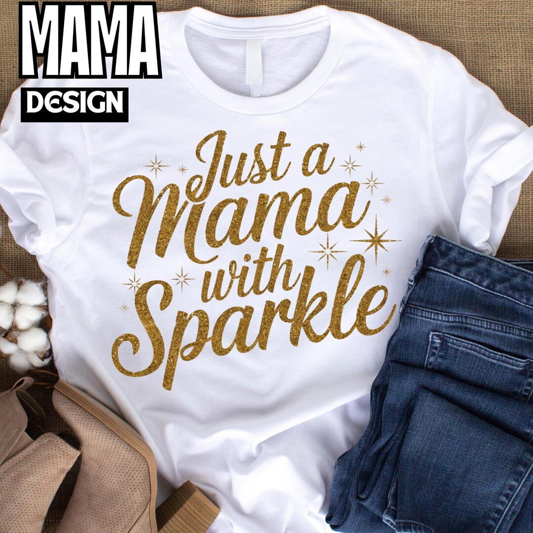 Mama PNG | Bold Gold Glitter Mama PNG for Mama Shirt | Digital Download ...