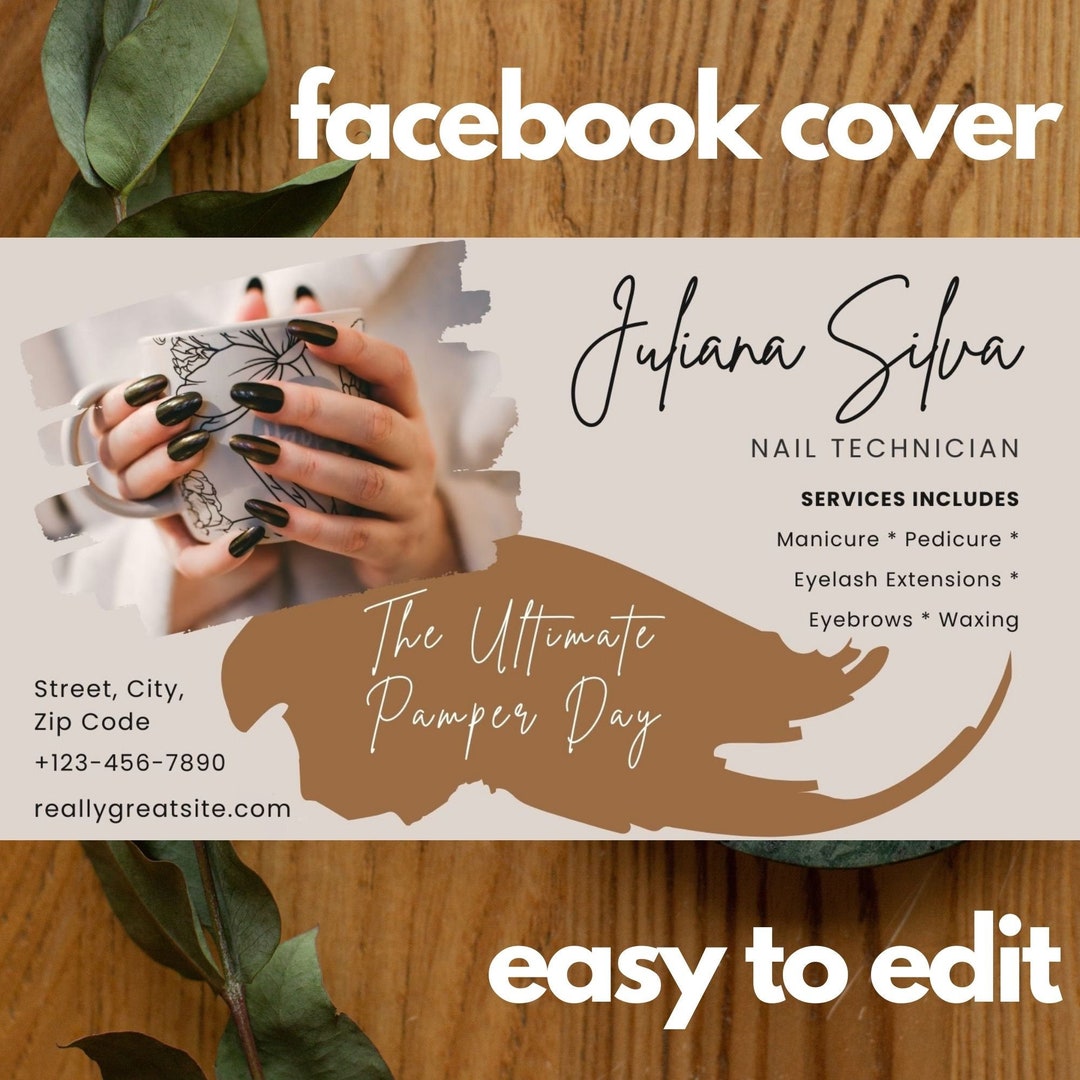 Nail Salon Facebook Cover Banner | Facebook Cover Banner | Nail Salon ...