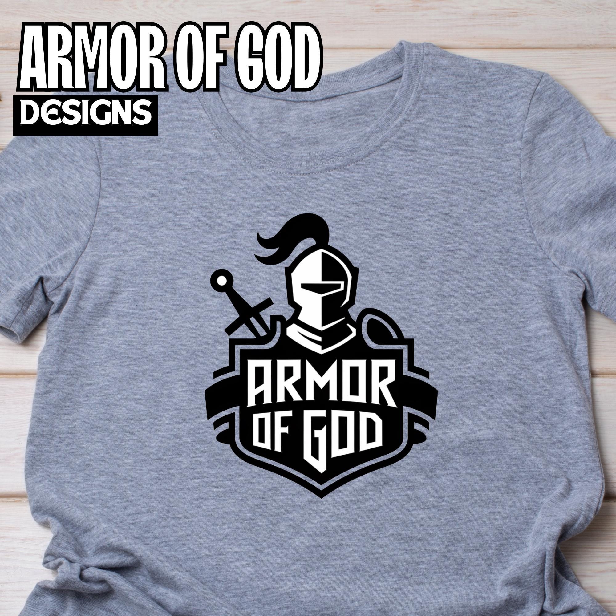Armor of God SVG | Christian Shield Logo | Ephesians 6:10 | Religious ...
