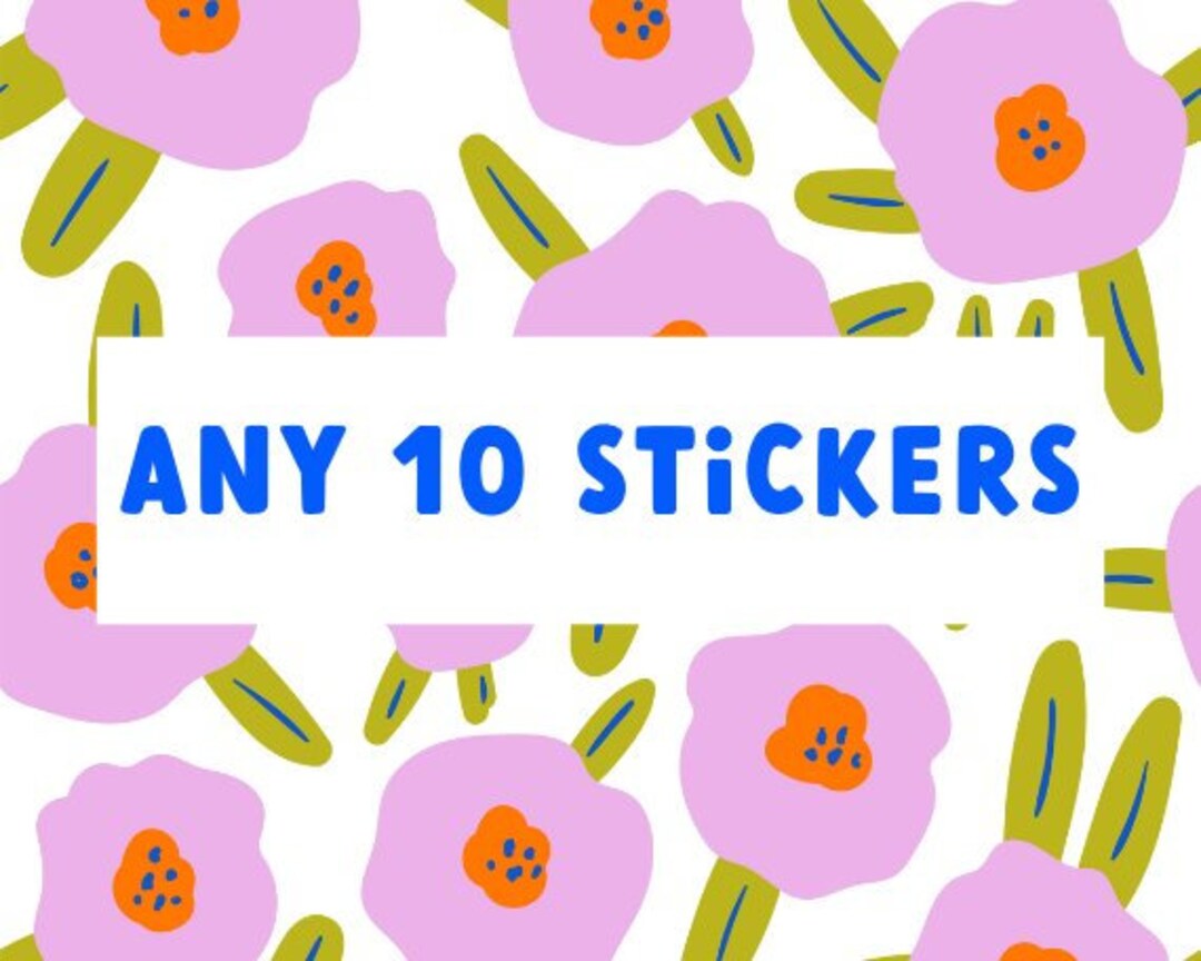 Make Your Own Sticker Bundle, Personalized Sticker Pack, Choose Your ...