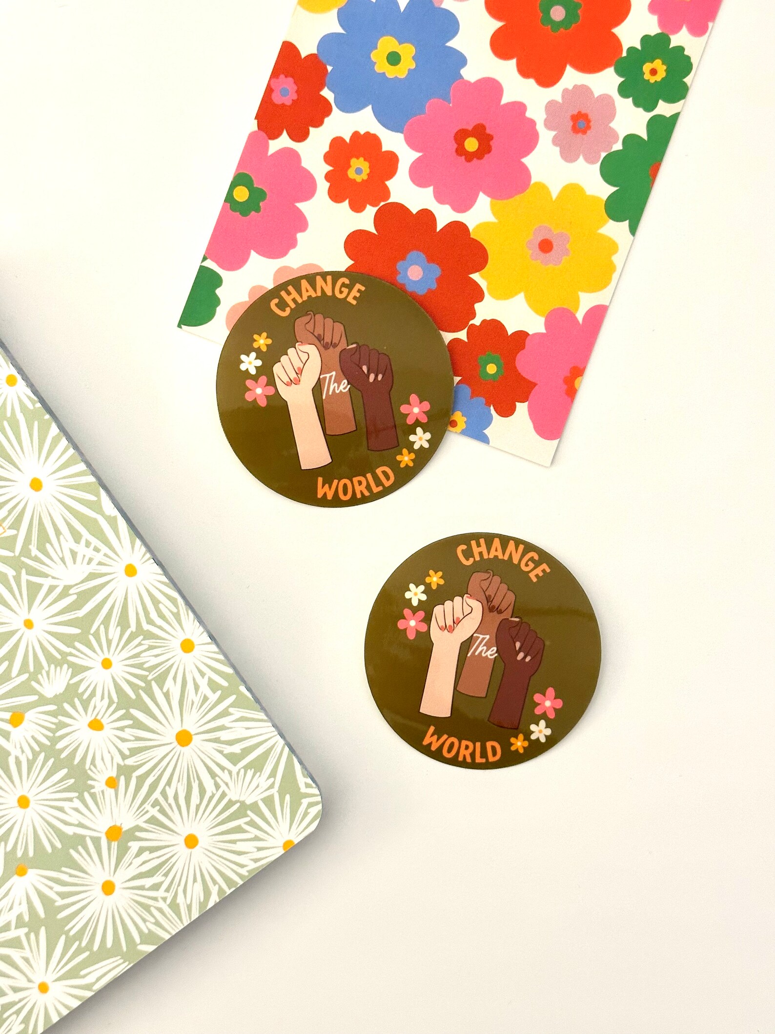 Change the World Sticker Girl Power Sticker Women - Etsy