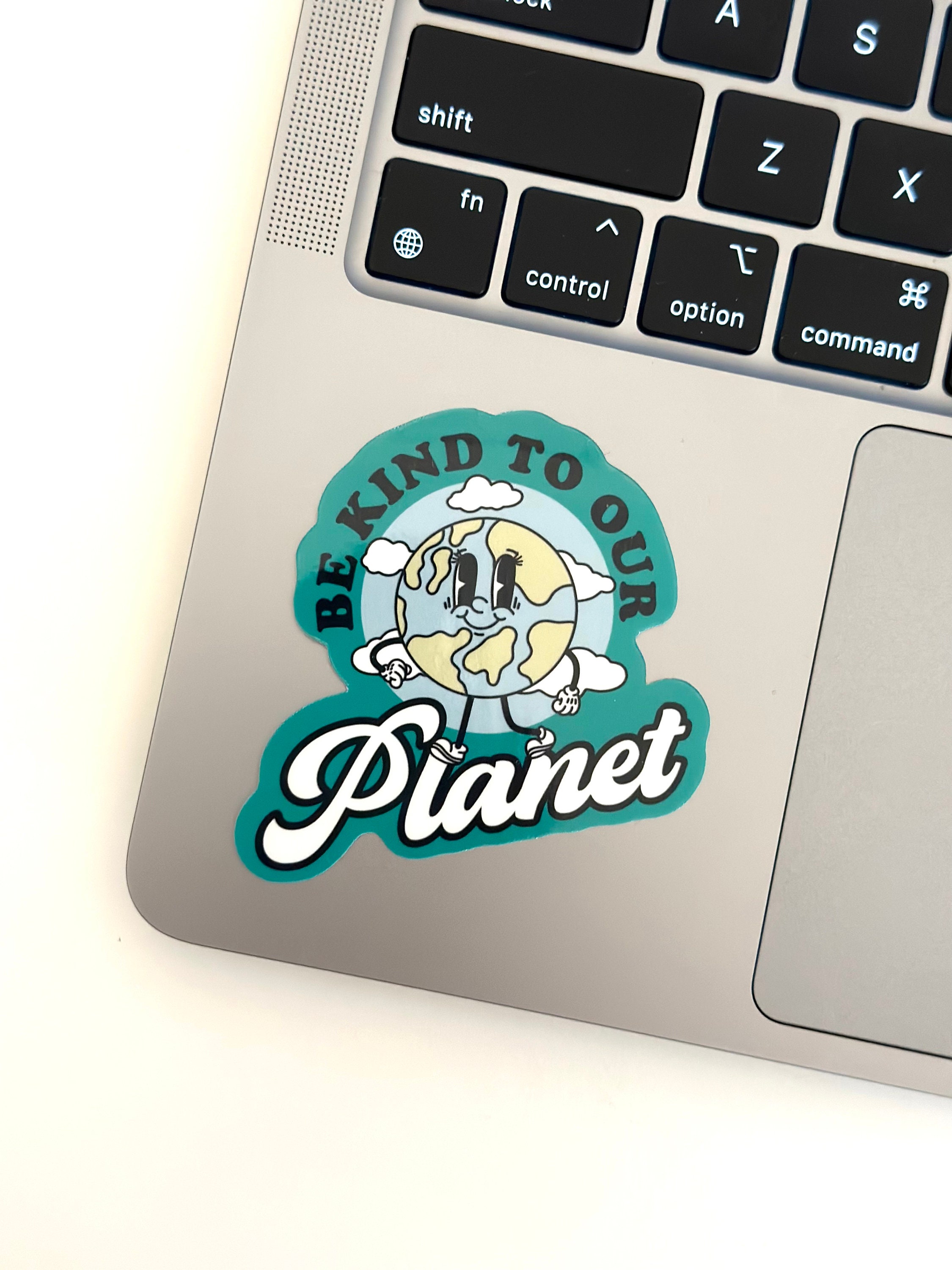 Be Kind to the Earth Sticker, Earth Day Retro Sticker, Earth Awareness ...