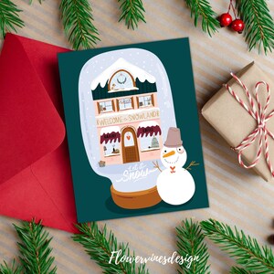 Printable Christmas Card, Let It Snow Gift Card, Christmas Digital ...