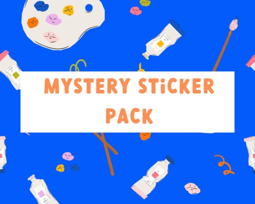 Mystery Sticker Pack, Random Sticker Pack, Sticker Grab Bag, Mystery ...