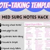 Med Surg One-pager Cheat Sheet for Busy Nursing Students Reference ...