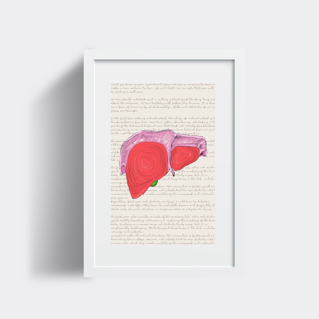 Medical Student Artwork - Human Anatomy Poster - Medical Decor - Nurse ...