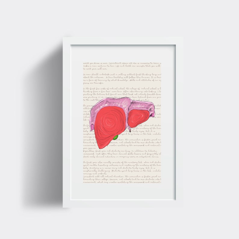 Medical Student Artwork Human Anatomy Poster Medical Decor Nurse Decor ...