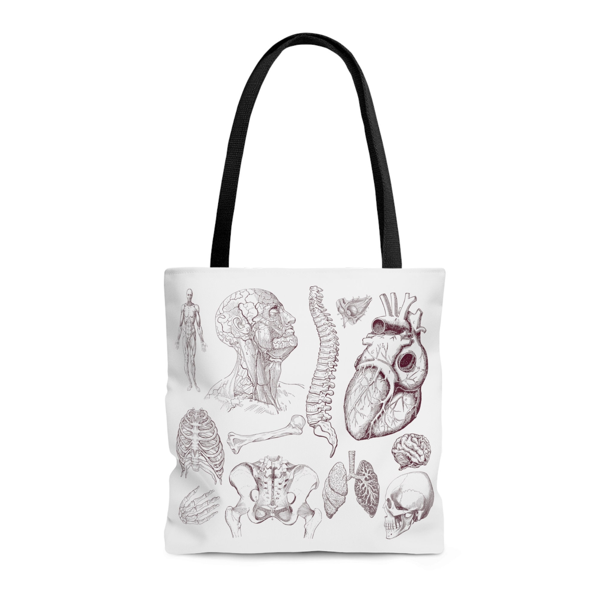Human Anatomy Tote, Medical Student Bag, Nursing Bag, Nursing Student ...