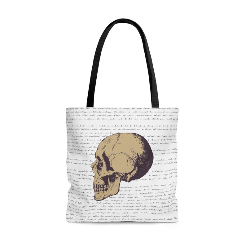 Large Skull Over-the-shoulder Bag - Medical Worker Anatomy Tote - PA ...