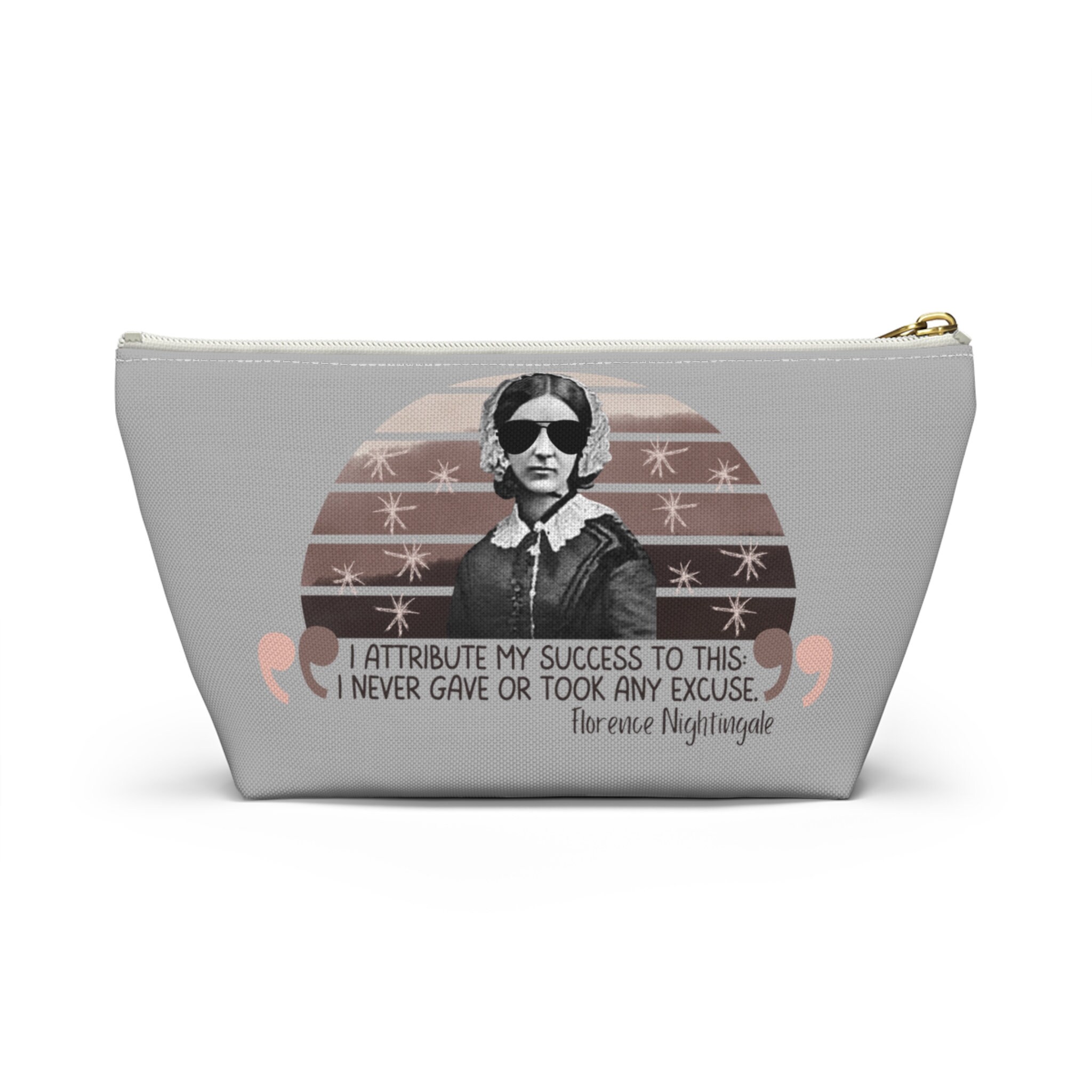 Florence Nightingale Quote - Funny Nurse Accessory Bag - Nursing Supply ...