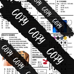 Med Surg One-pager Cheat Sheet for Busy Nursing Students - Reference ...