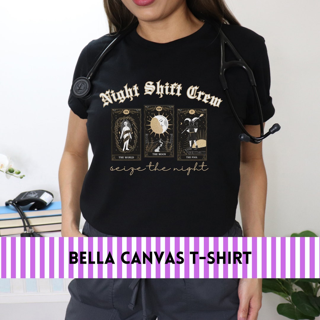 Night Shift Crew Nurse Crew Boho Nurse Shirt Hospital Workers Medical ...