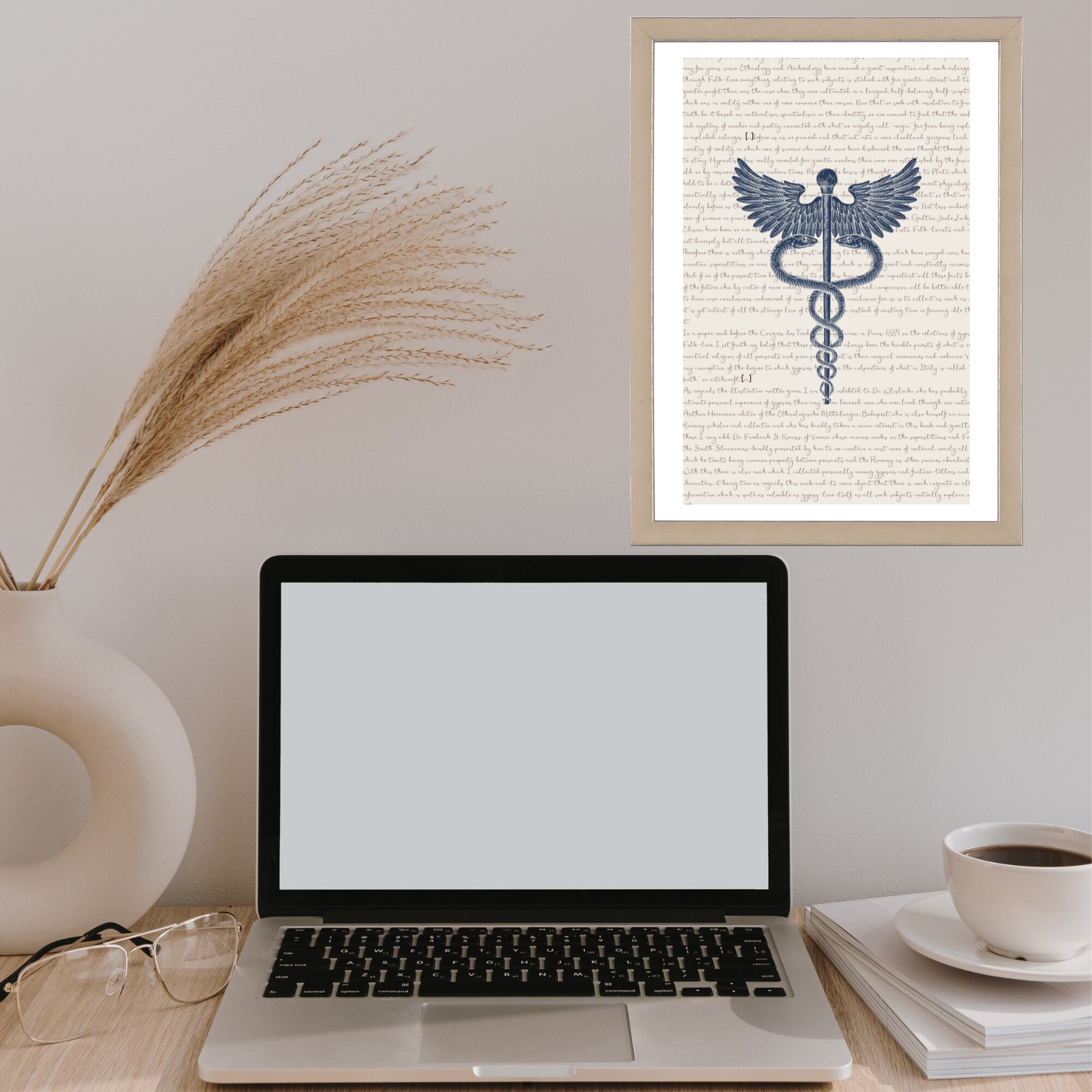 Caduceus - Medical Student Artwork - Human Anatomy Poster - Medical ...