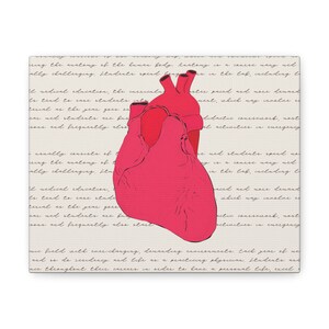 Anatomy Lover Canvas Gallery Wraps - Cardiology - Heart - Medical ...