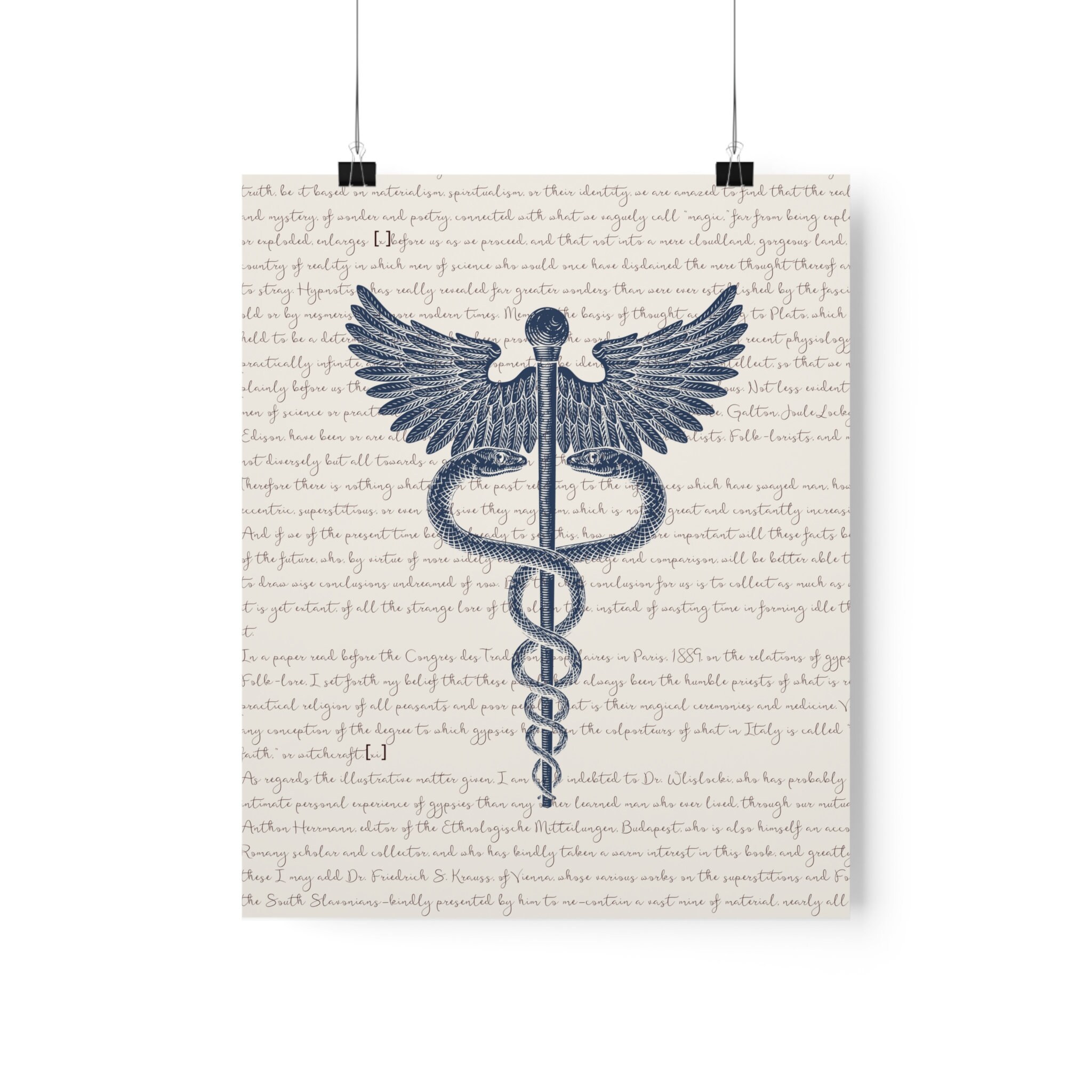 Caduceus - Medical Student Artwork - Human Anatomy Poster - Medical ...