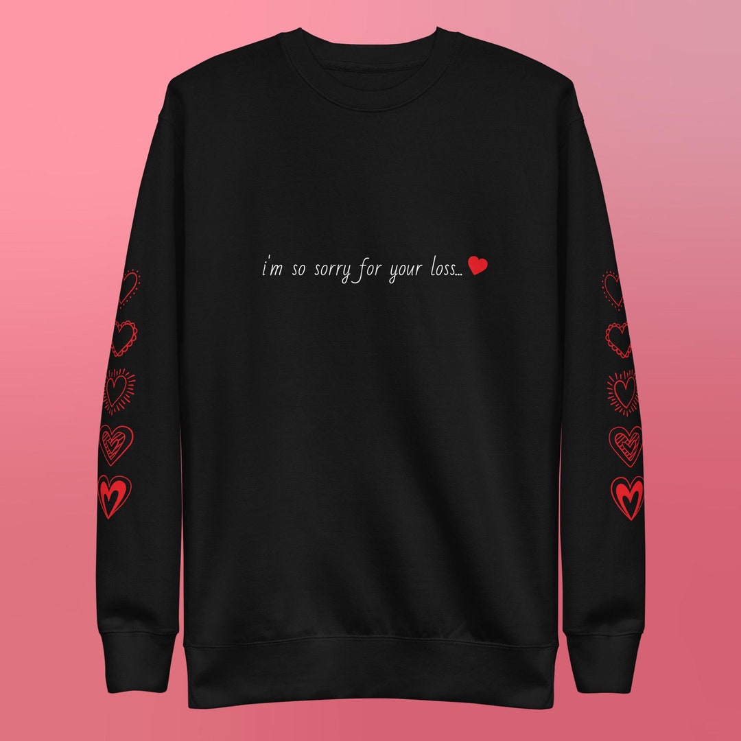 I'm so Sorry for Your Loss Lyric Sweatshirt Sabrina Carpenter Feather Emails I Can't Send ...