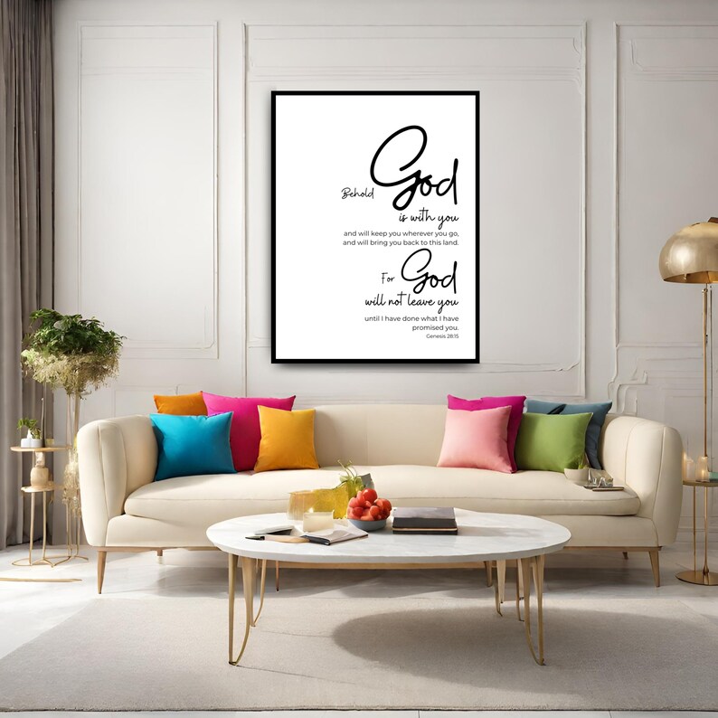 Genesis 28:15. Behold, I Am With You, Will Keep You Wherever You Go ...