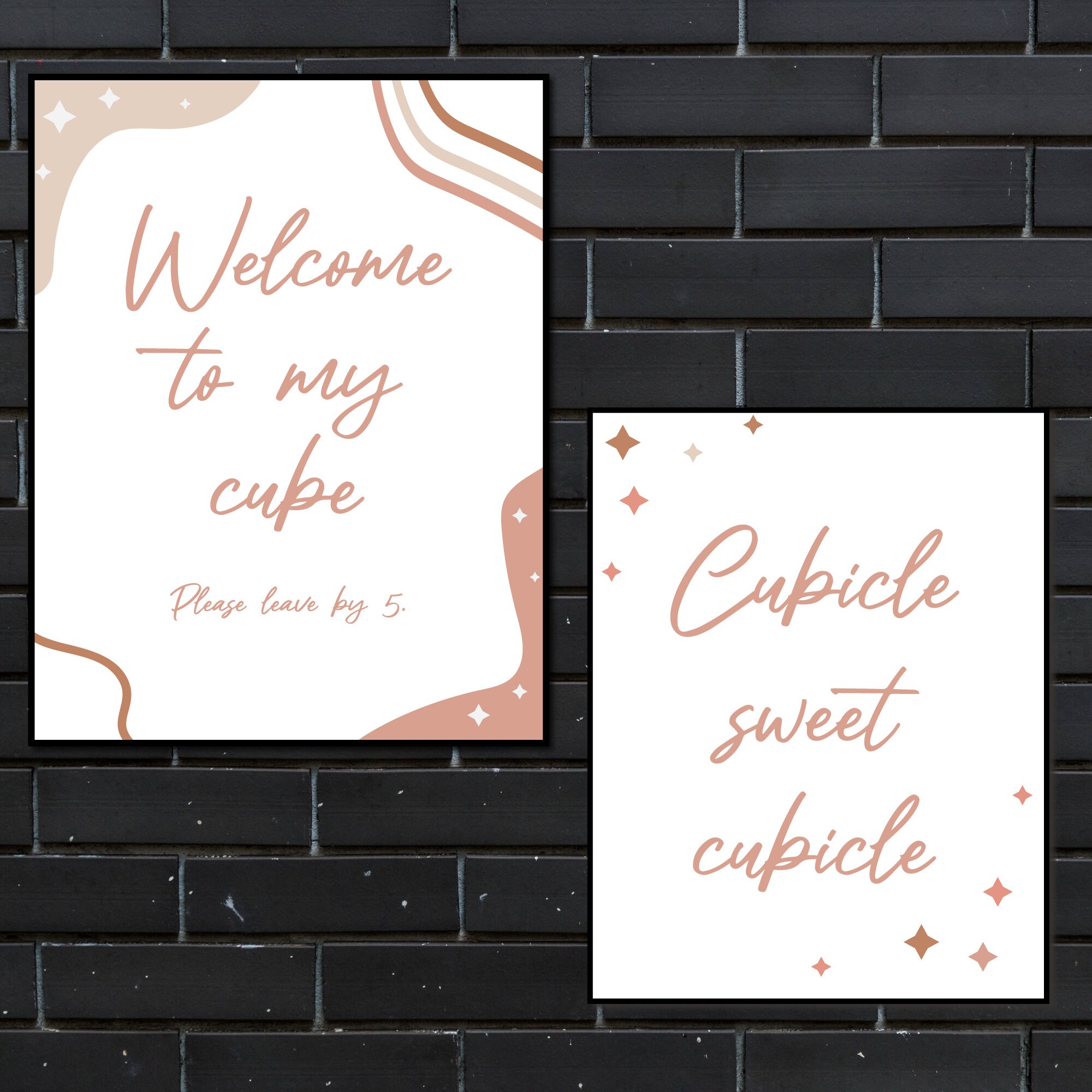 Funny Office Signs | PRINTABLE Cubicle Decor Quotes About Life Work ...