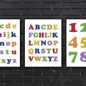 Alphabet Poster | Pdf Jpg Svg Ai Eps Educational Poster Digital ...