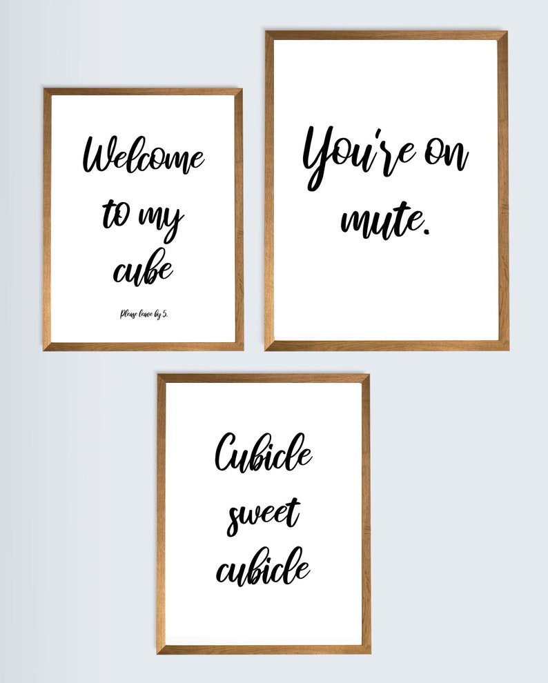Welcome to My Cube Witty Cubicle Decor or Wallpaper, Office Decor SVG ...