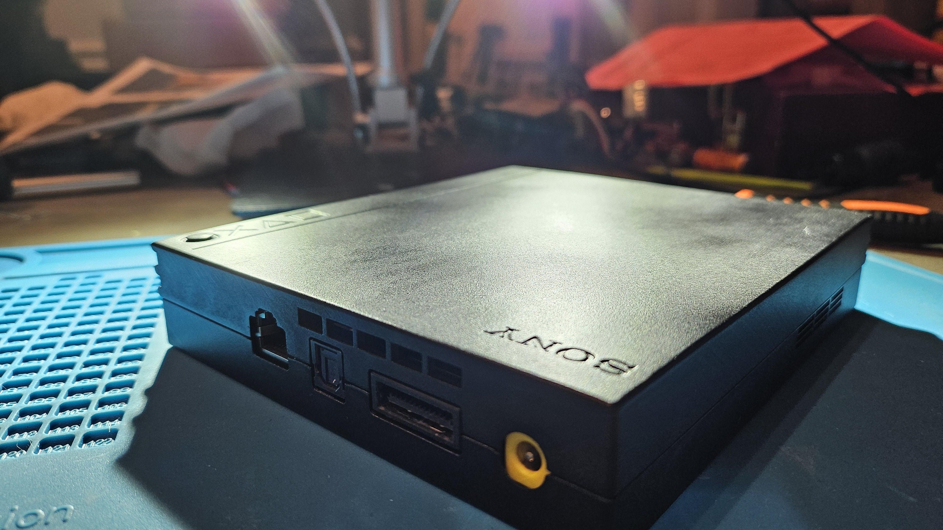 Playstation 2 PS2 Super Slim Digital Bundle custom/modded Internal MX4SIO 1TB Loaded Includes ...