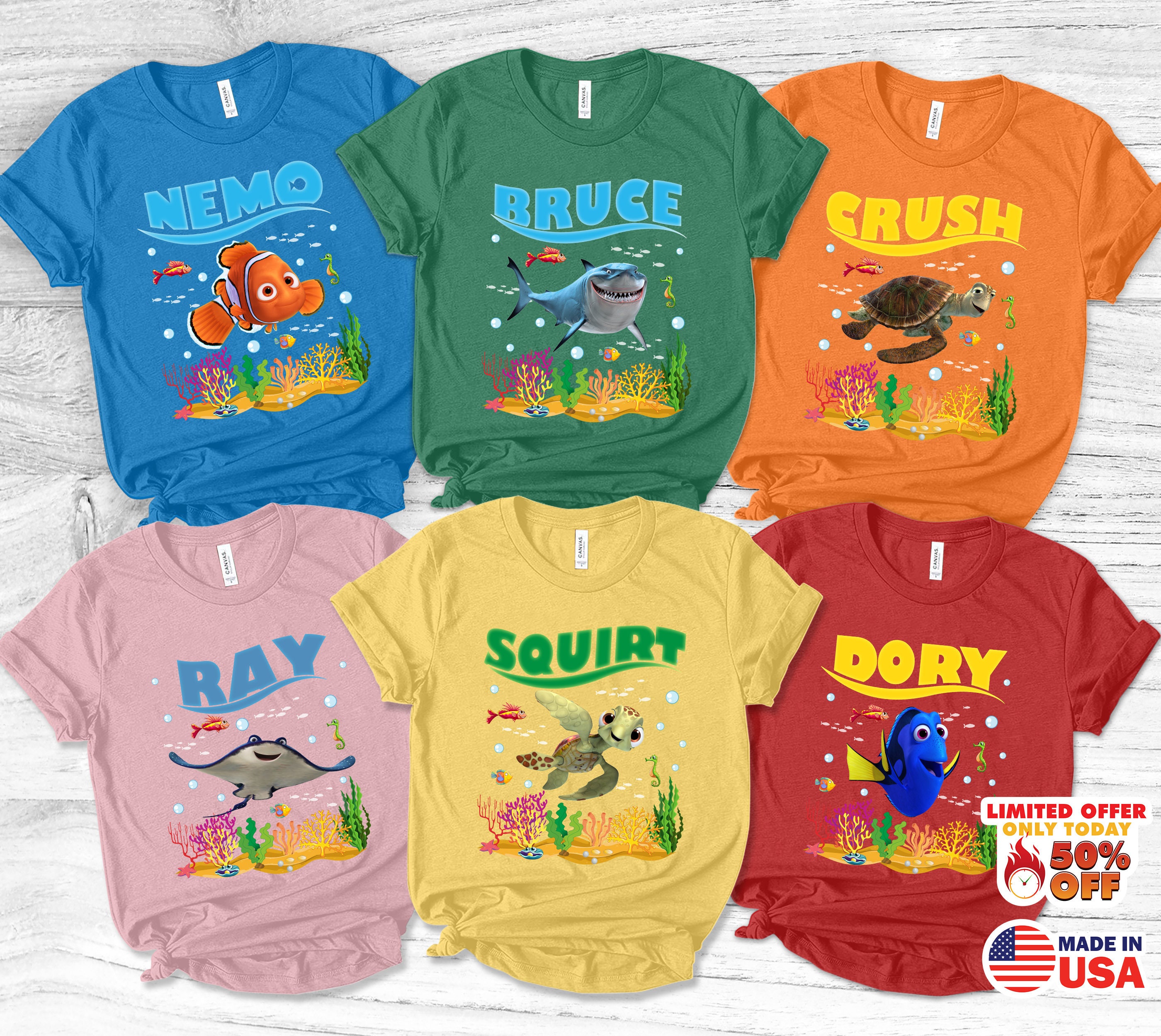 Finding Nemo Jacques Zazzle T Shirt