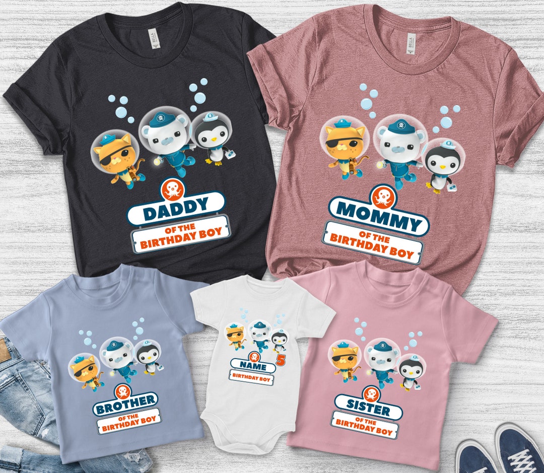 Octonauts Birthday Shirt Octonauts Theme Birthday Party - Etsy