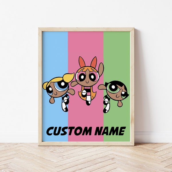Powerpuff Girls Posters - Etsy