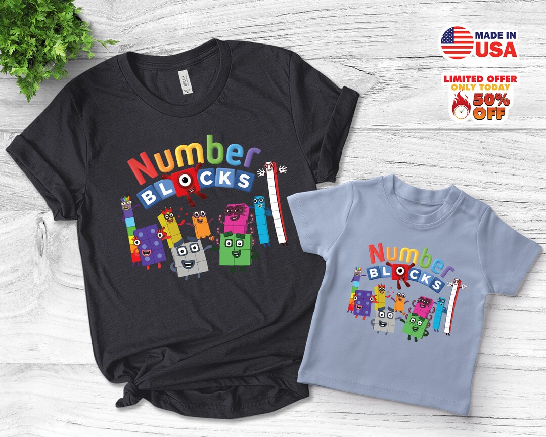 Numberblocks Friends Shirt Numberblocks Birthday Boy Shirt 1 - Etsy Canada