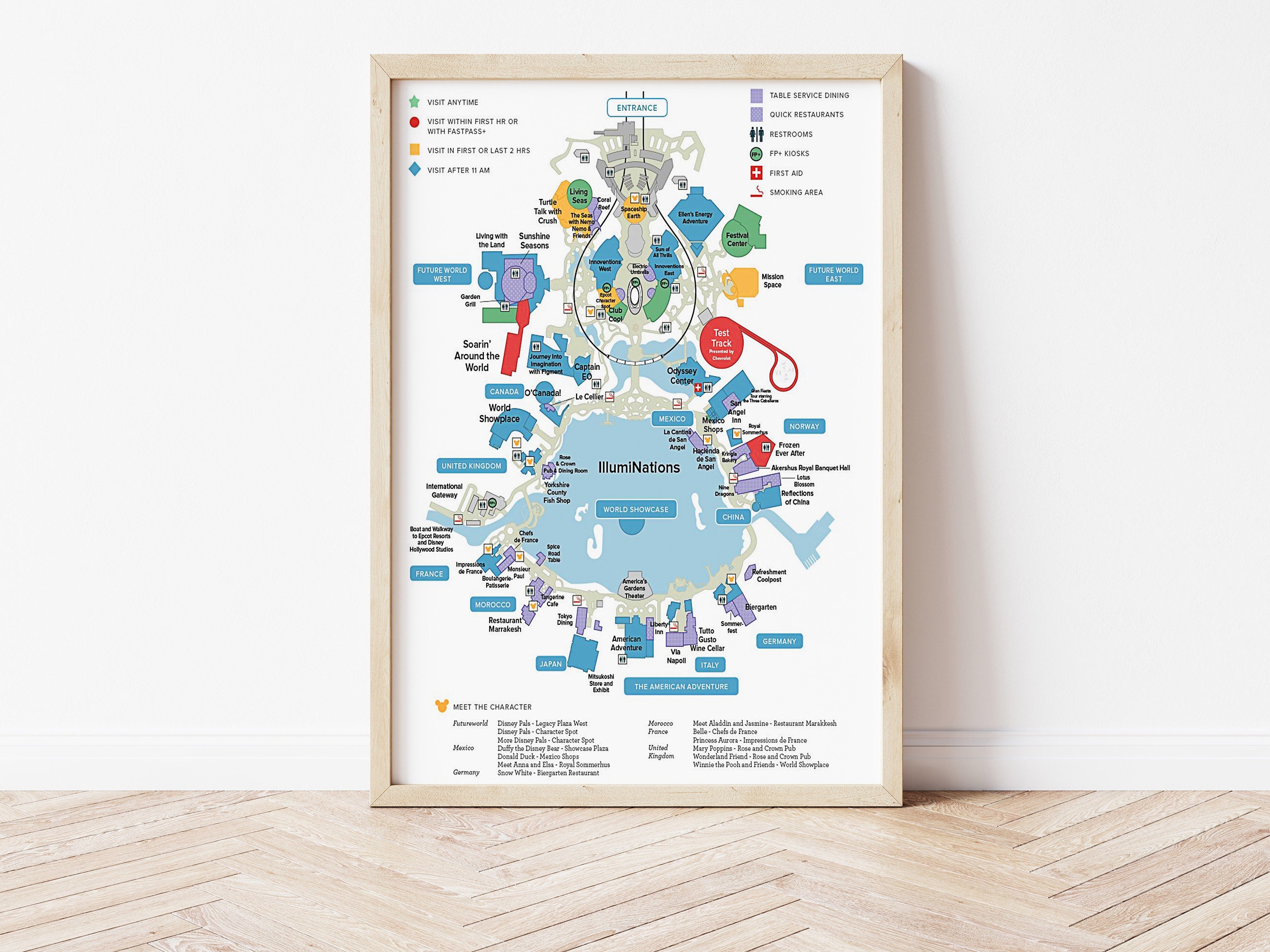 Printable Epcot Map 2022