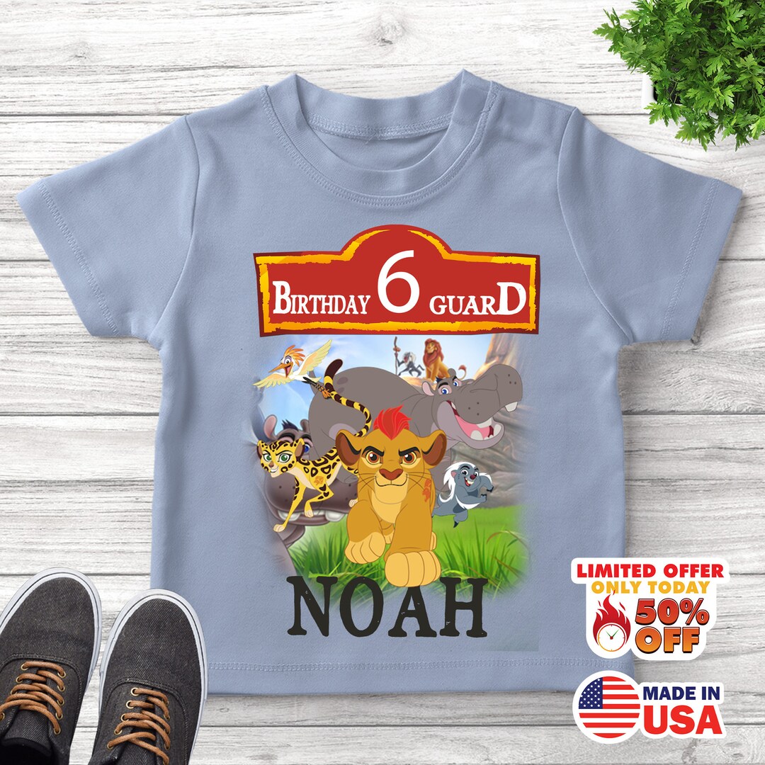 Lion Guard Birthday Shirt Lion Guard Shirt Lion Guard - Etsy