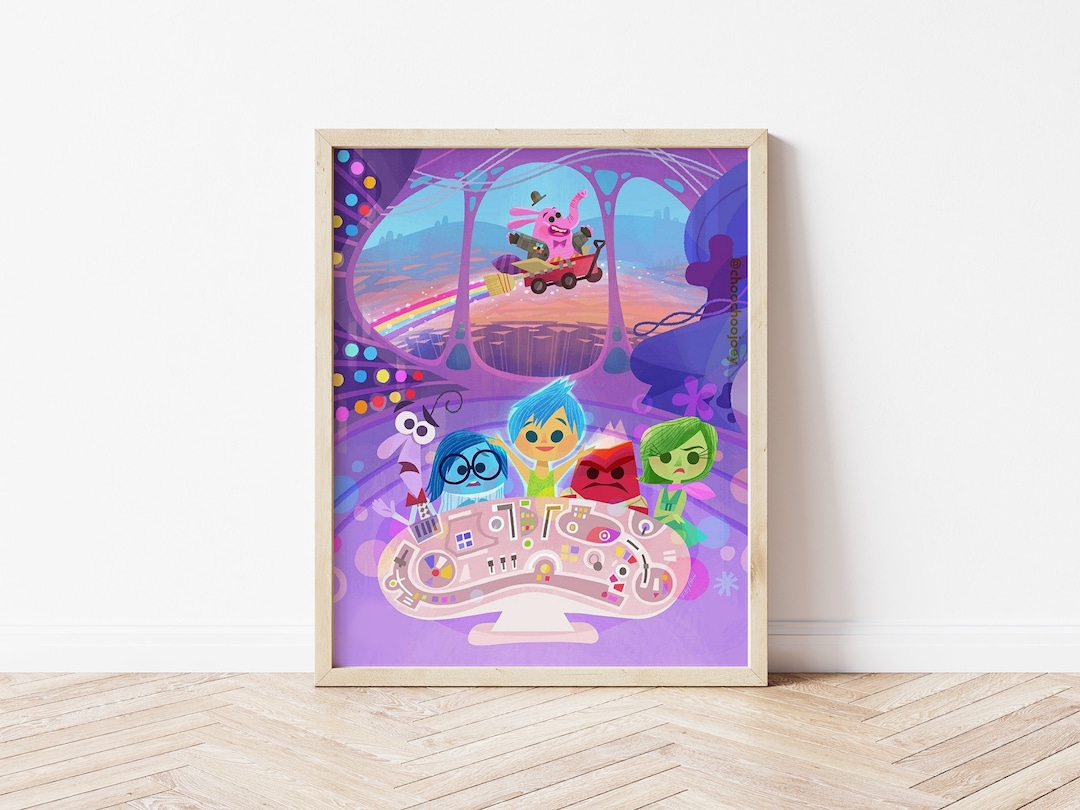 Inside Out Print Inside Out Poster Inside Out Art Disney - Etsy