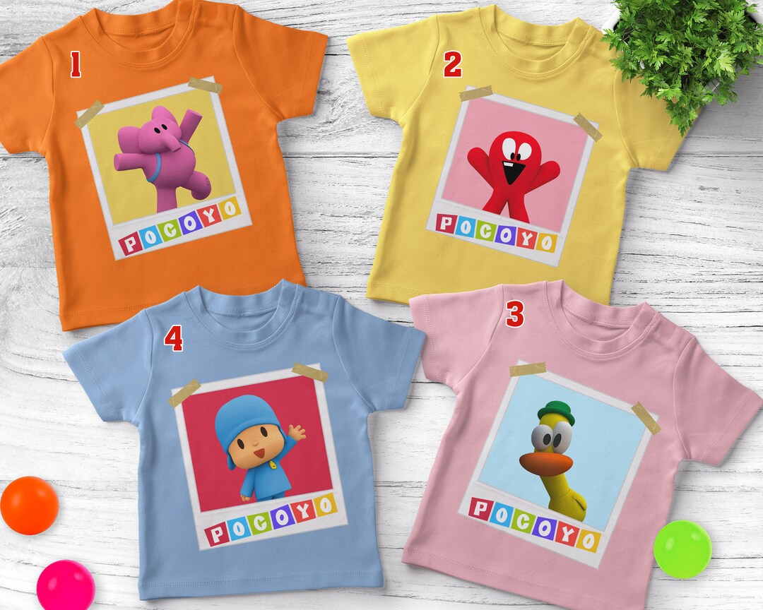 Pocoyo Birthday Shirt Pocoyo Family Shirt Pocoyo Family - Etsy