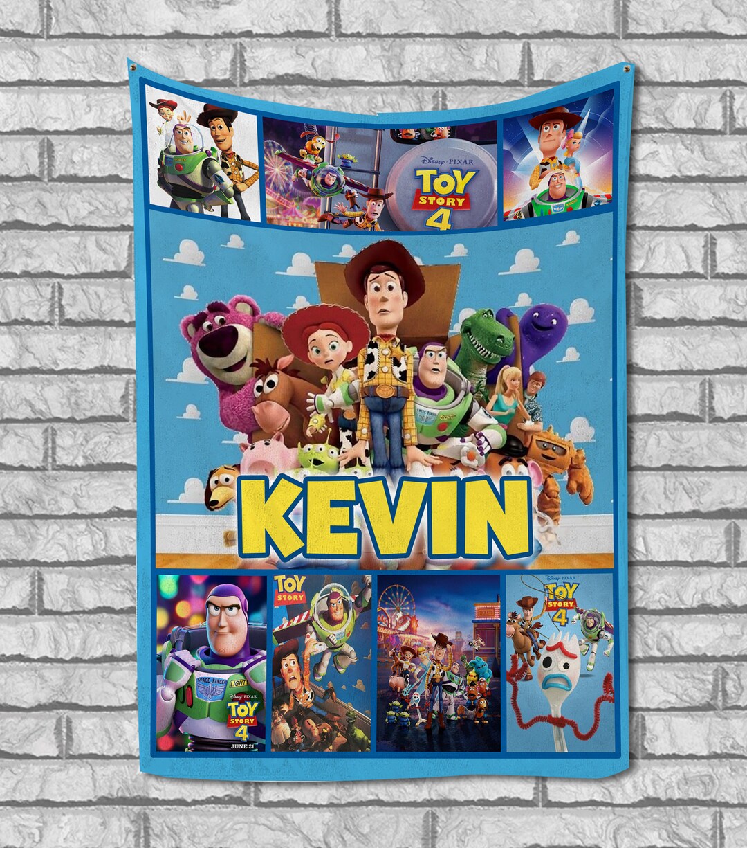 Personalized Toy Story Blanket Toy Story Sherpa Blanket - Etsy