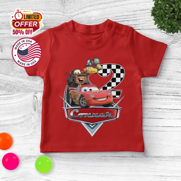 Cars Movie Birthday Shirt Svg - Etsy