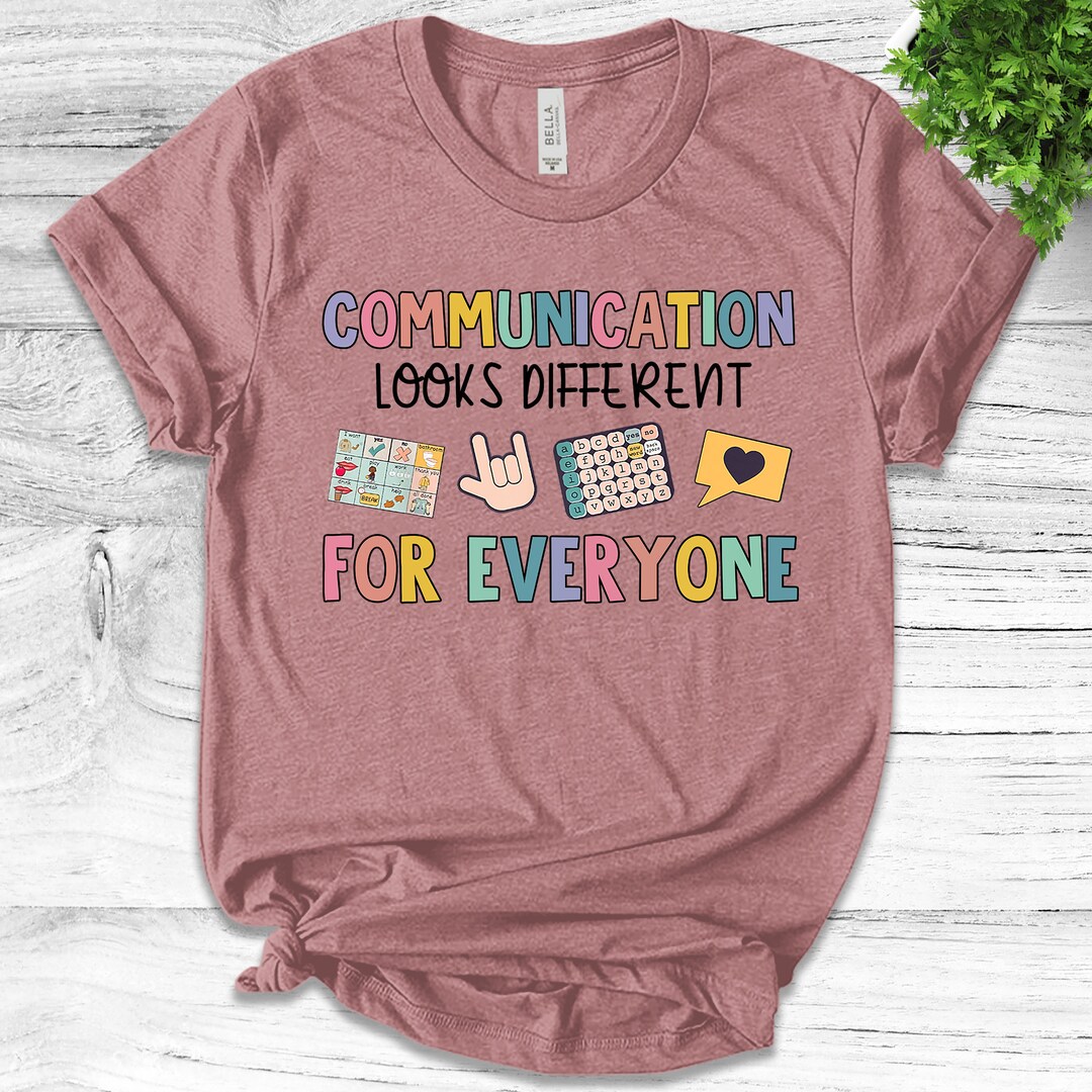 Communication Shirt Speech Therapy Appreciation Speech - Etsy