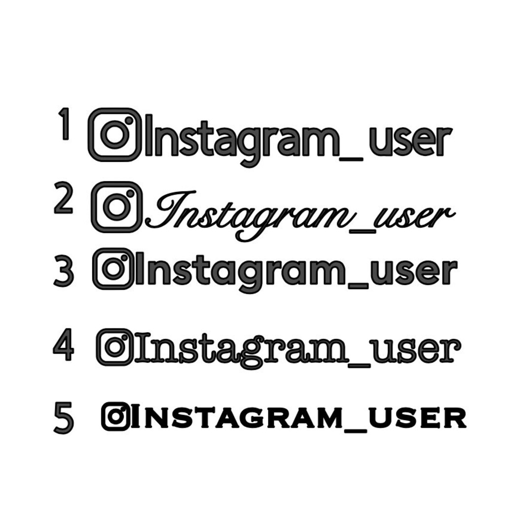 Custom Instagram Sticker(s) - Etsy