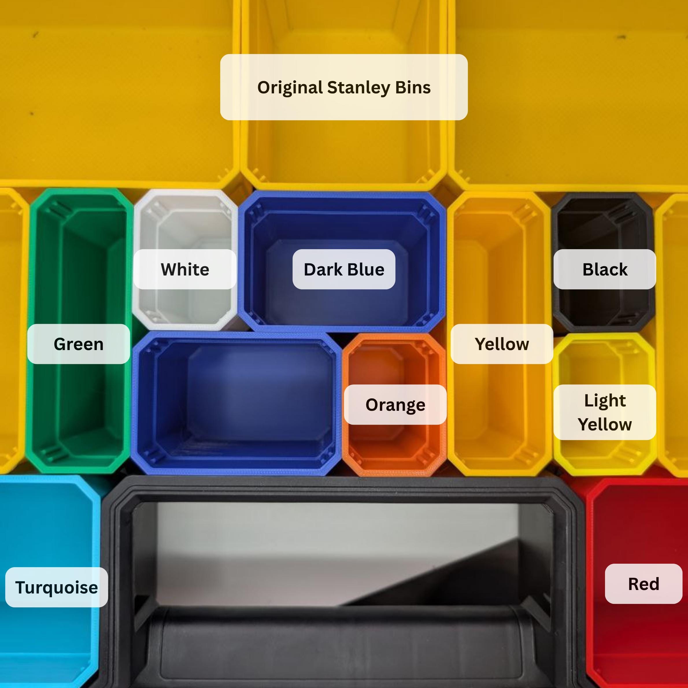 Stanley Fatmax Deep Organiser Bins: Quarter, Half, Full Size - Precise ...