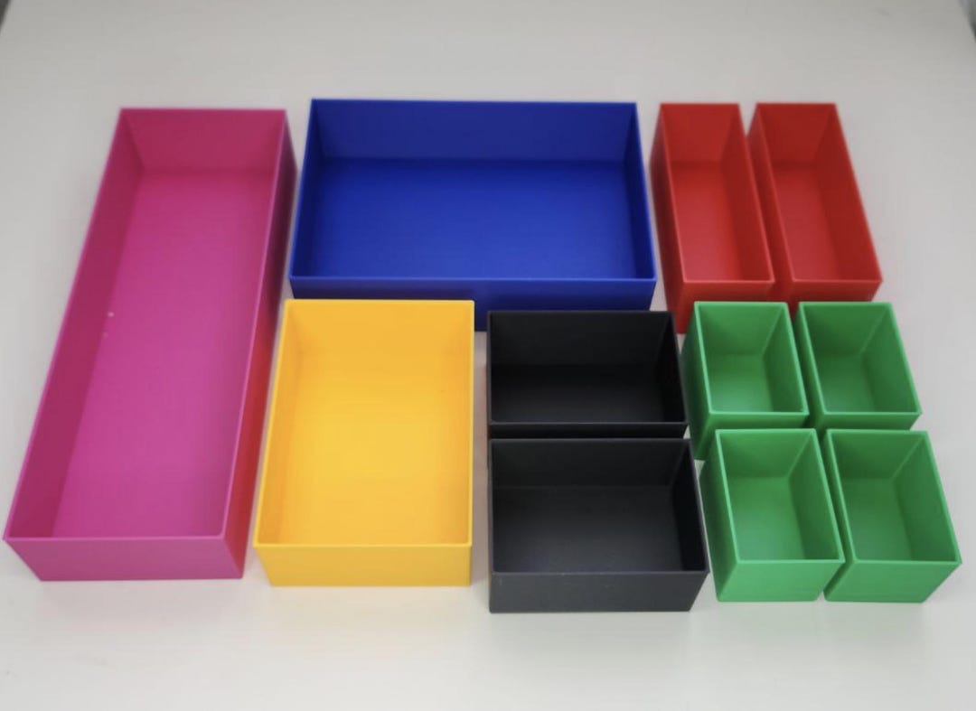 STOREHOUSE 20-bin Medium Portable Parts Storage Case Spare Bins (harbor ...