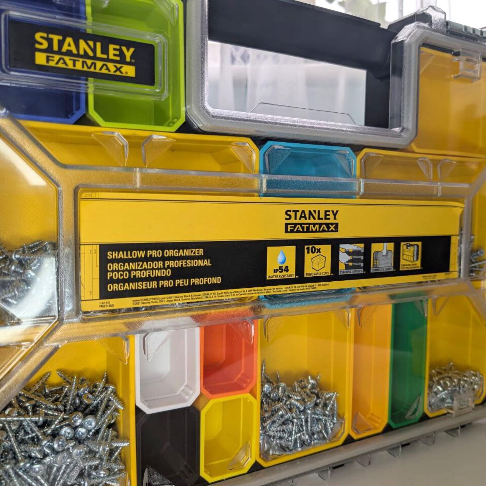 Stanley Fatmax Shallow Organiser Bins: Quarter, Half, Full Size, 3D ...