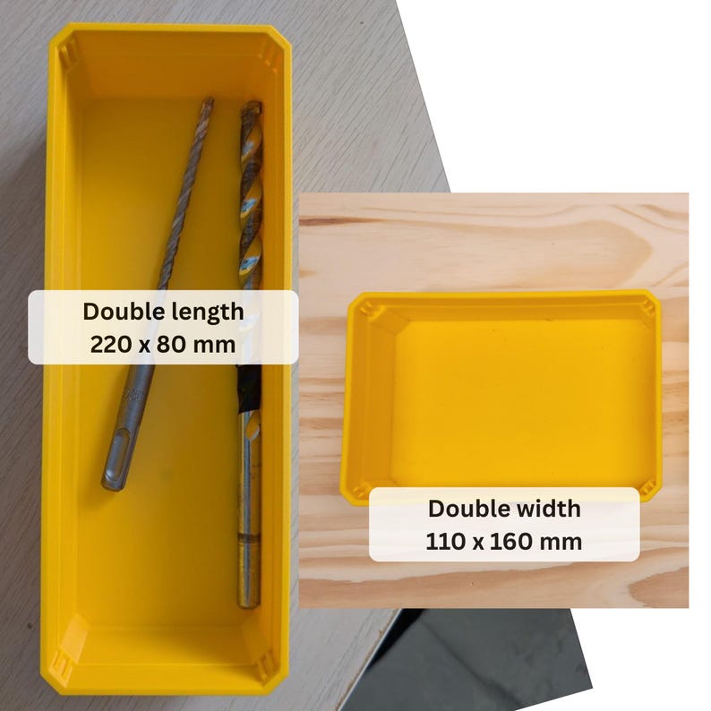 Stanley Fatmax Shallow Organiser Bins: Quarter, Half, Full Size, 3D ...