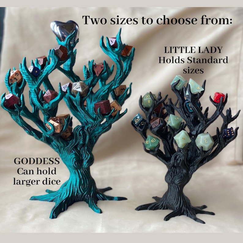 Tree Goddess Dice Holder, Custom 3d Printing for Dice Display, Dnd ...